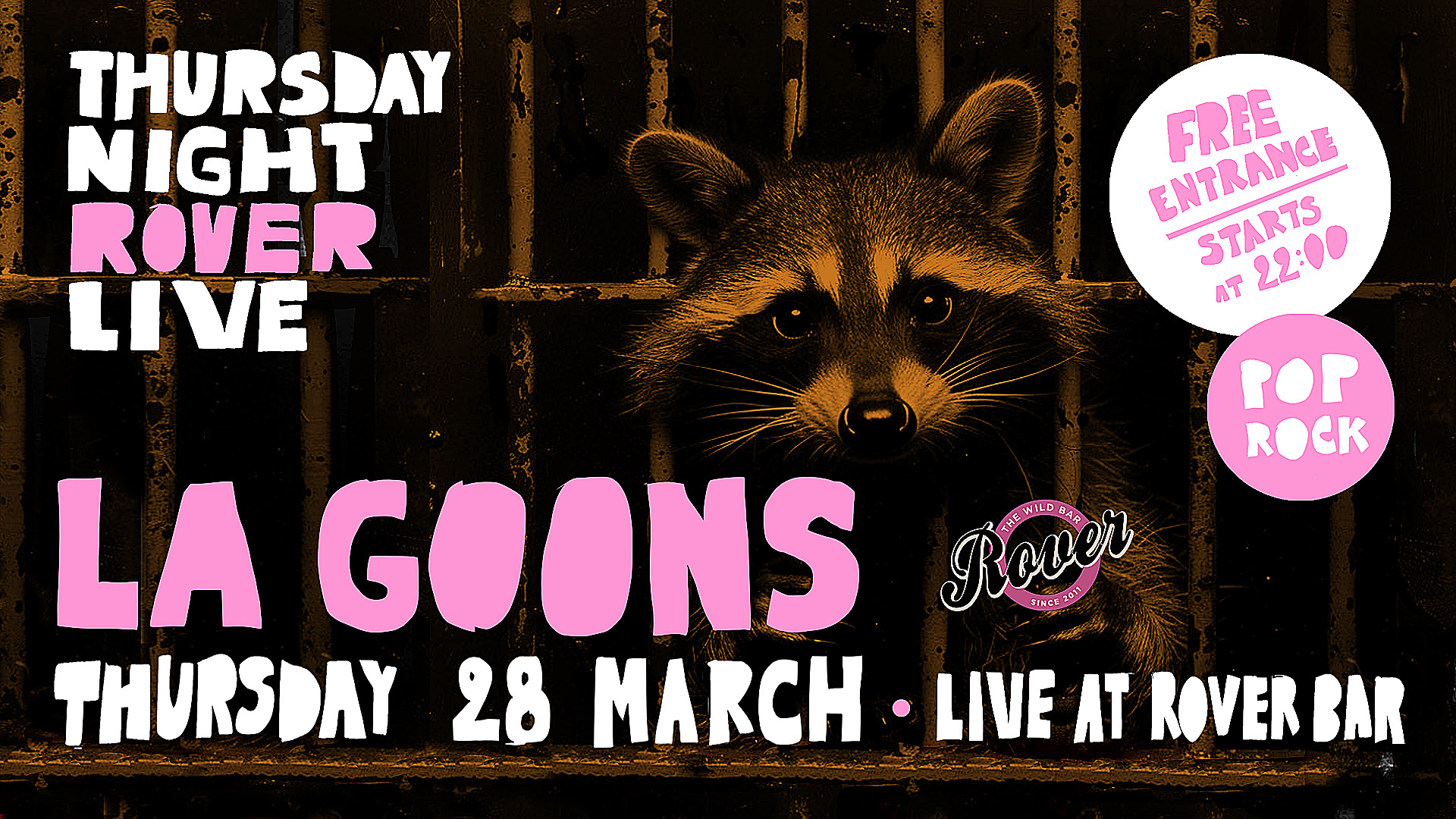 THE LA GOONS BAND – The Rover Bar